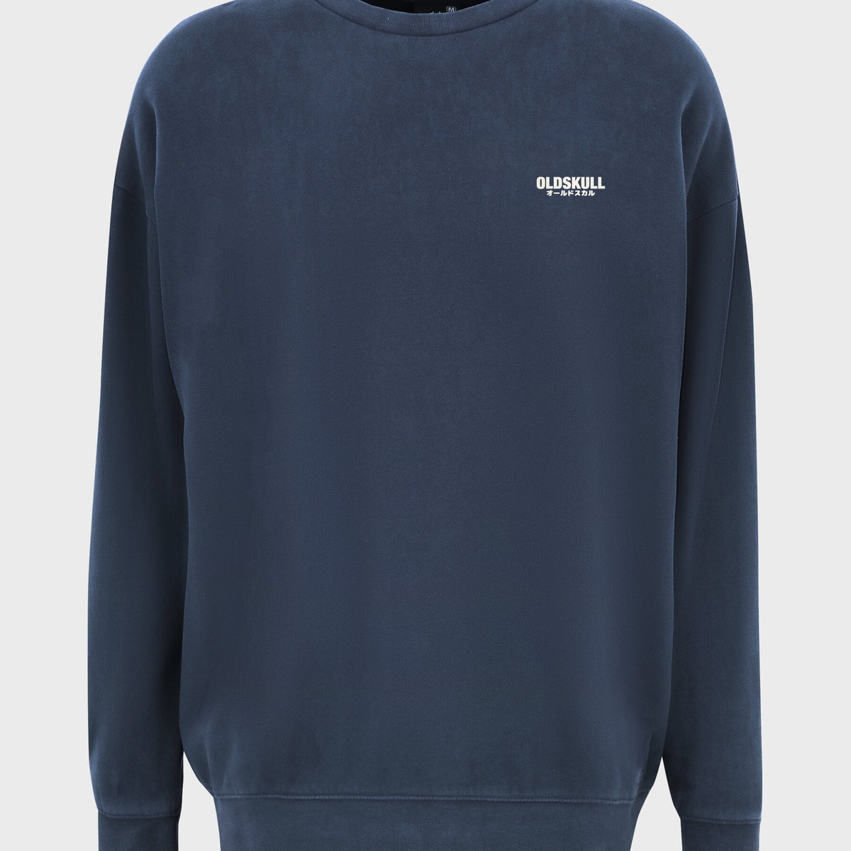 Oldskull Basic spectral-reflective logo sweatshirt garment dyed ...